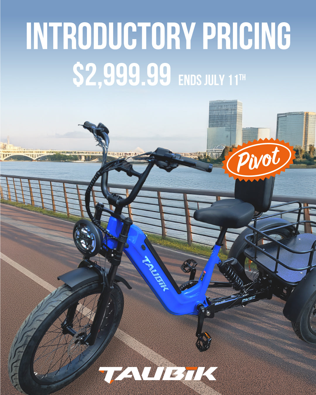 Taubik Pivot Electric Trike – TAUBIK E-BIKES